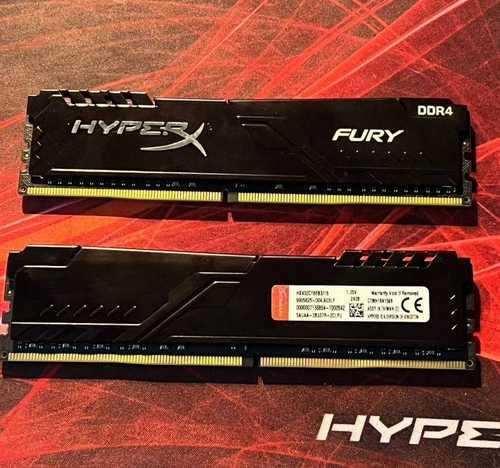 Оперативная память Kingston HyperX fury 32gb 3200