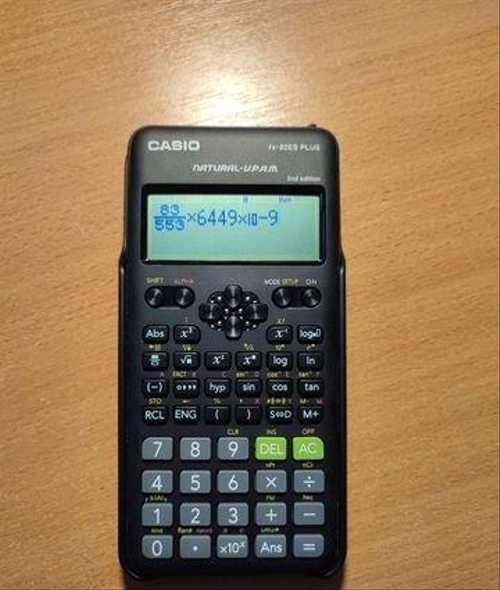 Калькулятор Casio FX-82esplus-2-wetd, 12-разрядный