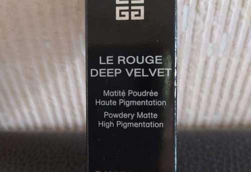 Givenchy LE rouge deep velvet матовая помада