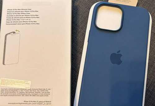 Чехол apple для iPhone 13 pro max blue jay
