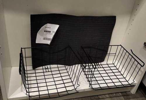 Подвесная корзина IKEA металл + коврик придверный