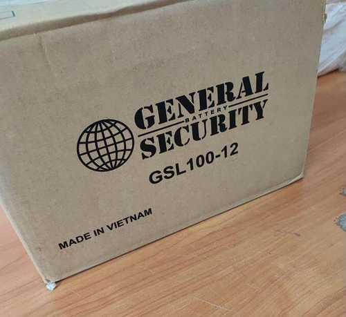 Аккумулятор General Security GSL 100-12 12V/100Ah