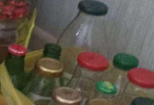 Бутылкм банки стеклянные разные