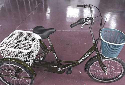 Велосипед трехколесный взрослый ок-33604-3W 20"