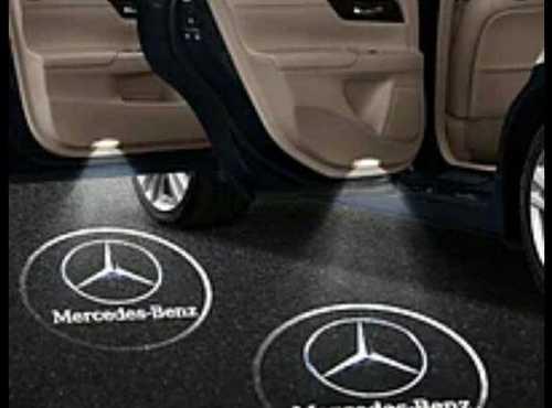 Врезные проекторы (фонари) в дверь для Mercedes-Be
