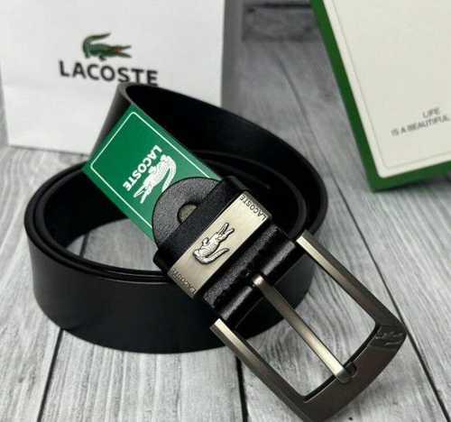 Ремень кожаный Lacoste мужской