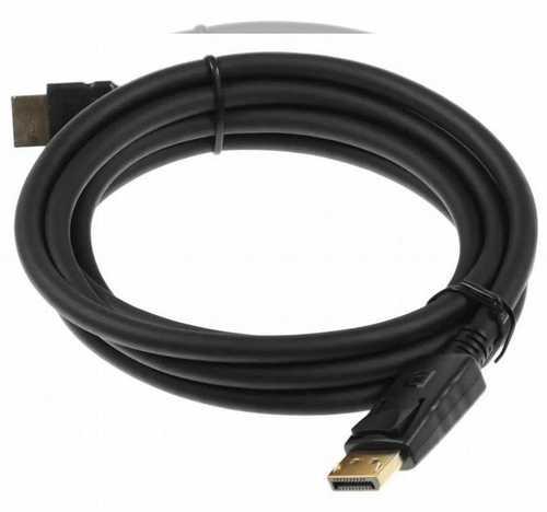 Кабель DisplayPort (m) - hdmi (m), 2м, черный