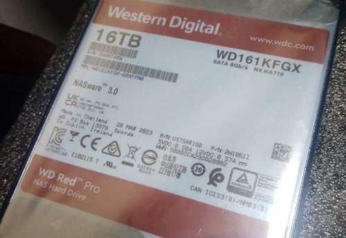 Жесткий диск 16 тб WD-RED
