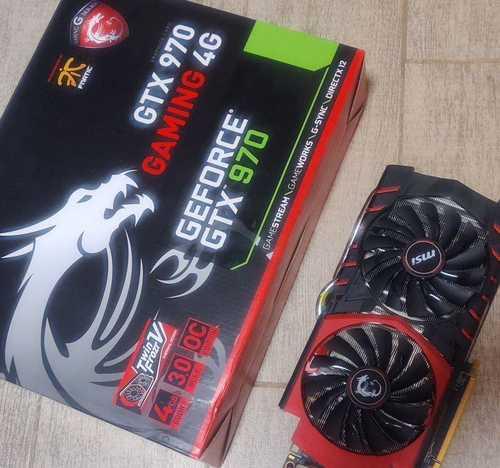 Видеокарта MSI GeForce 970 GTX Gaming 4G