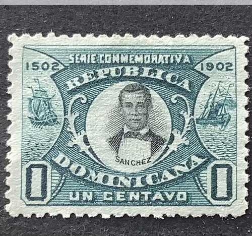 Dominicana 1902 г Корабли Парусники