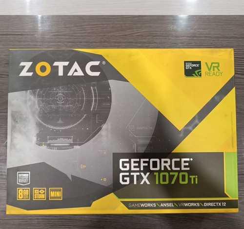 Zotac GTX 1070 Ti Mini 8GB гарантия скупка