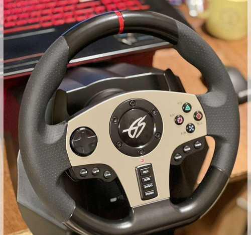 Игровой руль Dexp wheelman pro 900 градусов