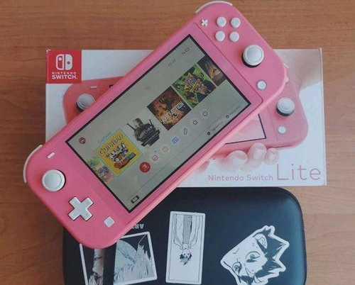Nintendo switch lite + Игры
