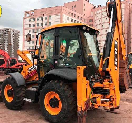 Стекло дверное на экскаватор-погрузчик JCB 3CX 4CX 5CX
