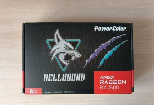 Видеокарта PowerColor RX7600 Hellhound 8GB (Новая)