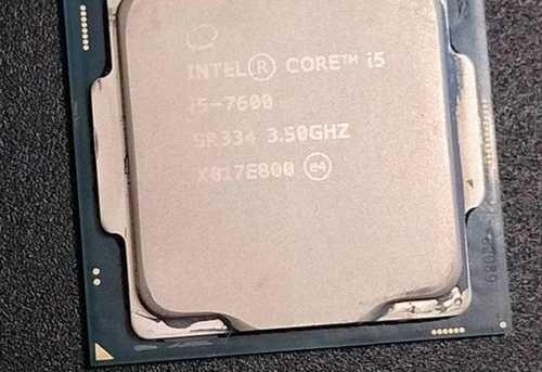 Процессор Intel core i5 7600 3.5GHz 2019