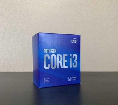 Новый процессор Intel Core i3 10100F BOX