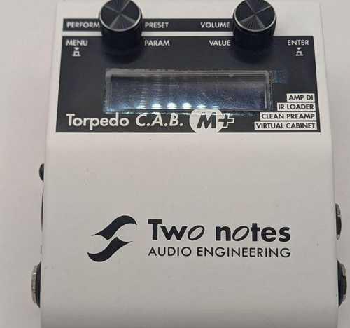 Two Notes torpedo CAB M 