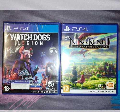 Диски на PS4 новые