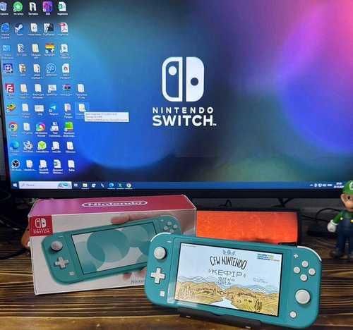 Nintendo switch lite прошитая   256 Gb samsung