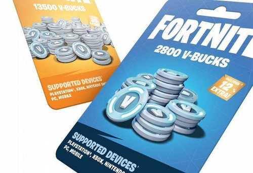 2800 - 13.500 B-bucks вбаксы Fortnite