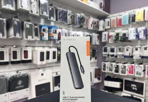 Адаптер Satechi Type-C Slim Multiport Space Gray