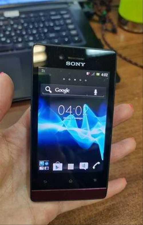 Смартфон Sony Xperia miro st23i Android 4