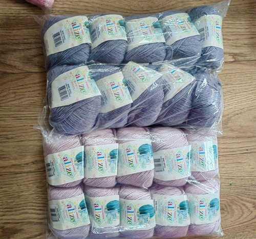 Пряжа alize beby wool