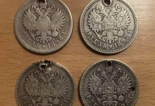 Царский серебряный рубль