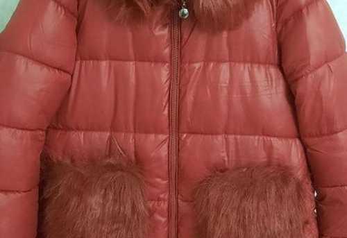 Пуховик пальто женское зимнее 48