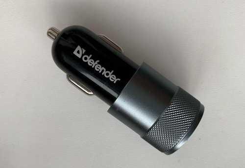 Автомобильное зу Defender UCA-21 2USB, 5V/2.1A