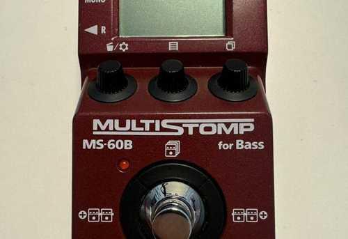 Бас-гитарный процессор zoom multistomp MS-60B