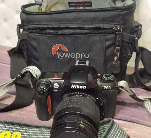 Фотоаппарат Nikon F65+ объектив Nikon AF Nikkor