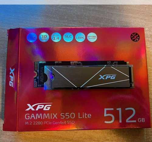 SSD xpg gammix s50 lite 512gb