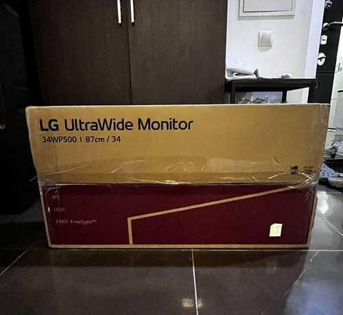 Монитор LG UltraWide 34WP500-B, диагональ 34"