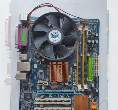 Комплект E6600, Gigabyte GA-G31M-ES2C, 4Gb DDR2