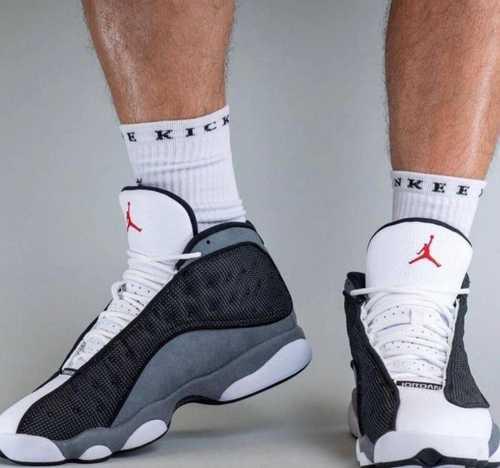 Кроссовки nike air jordan 13 серые