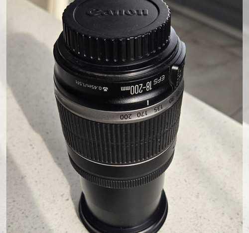 Объектив Canon EF-S 18-200mm нерабочий