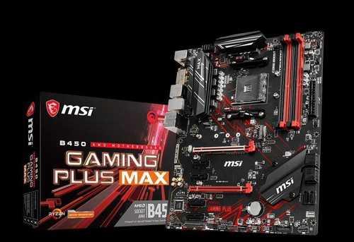 Материнская плата MSI B450 gaming plus max