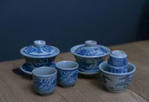 Винтажная китайская посуда для чайной церемонии