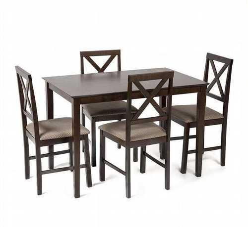 Обеденный комплект Хадсон (стол + 4 стула)