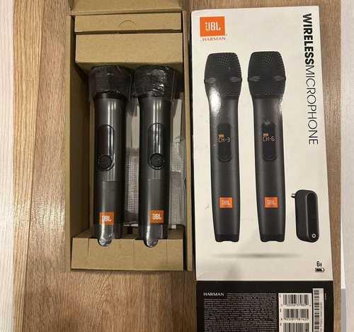 Оригинальные беспроводные микрофоны jbl