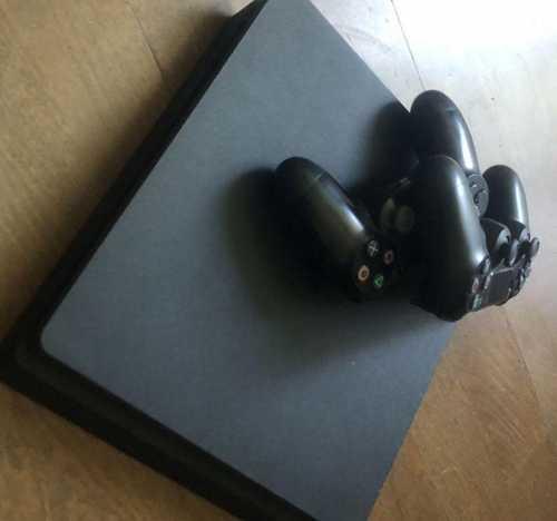 Sony playstation 4 ps4 slim 9:00 1tb 2 геймпада