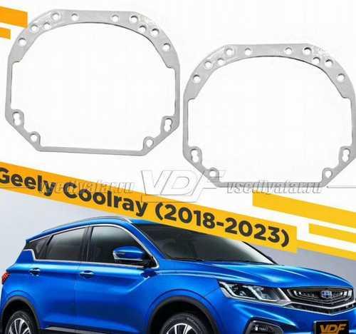 Рамки для замены линз в фарах Geely Coolray 2018-2