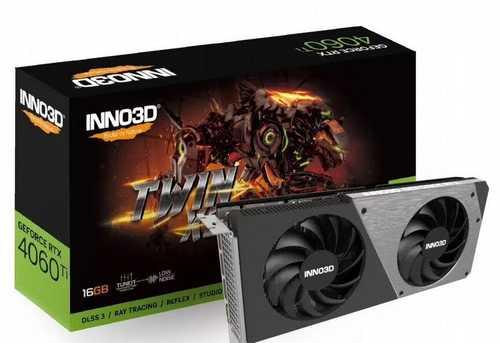 Видеокарта Inno3D RTX 4060Ti 16GB twin OC