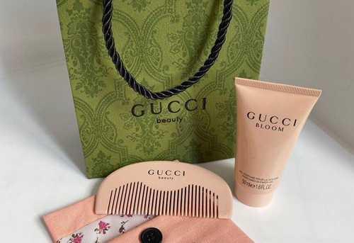 Gucci подарочный набор гребень гель для душа