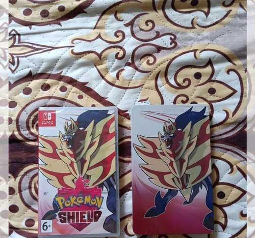 Pokemon shield + Steelbook Nintendo switch