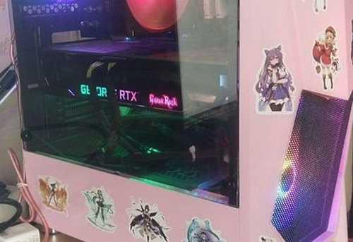 Корпус для пк 1stplayer DK-3 pink