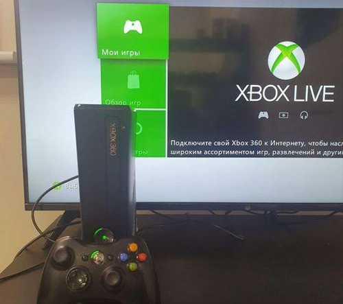 Xbox 360 slim 250 gb freeboot 20 игр