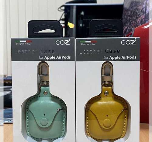 Кожаный чехол Cozistyle для Airpods 1 и 2